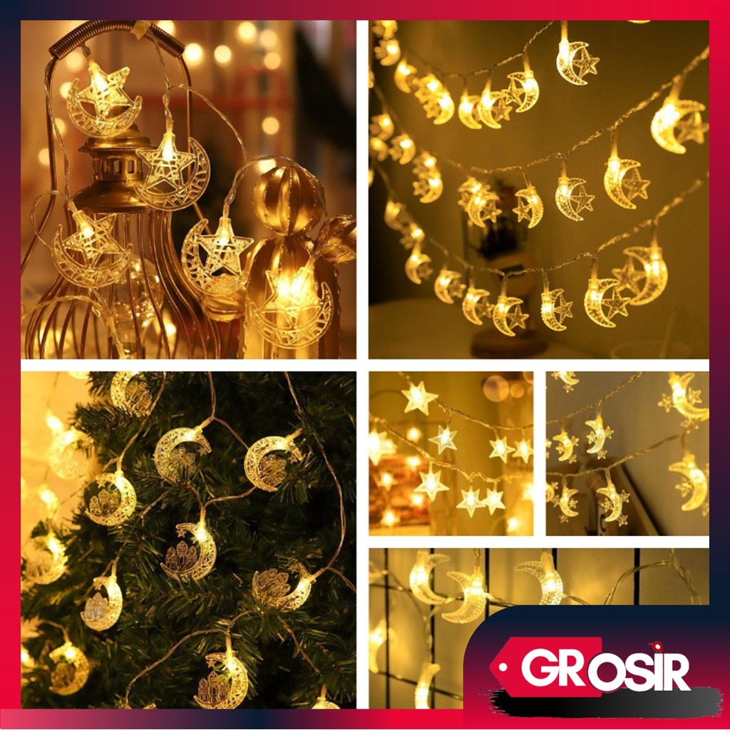 Jual Grosir - L6203 Lampu Hias Idul Fitri / Lampu String Lebaran LED ...