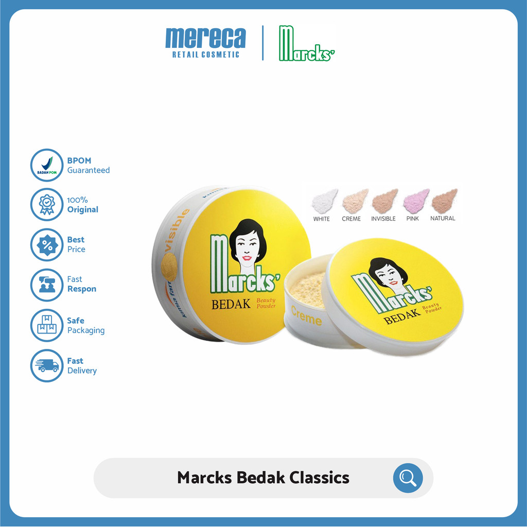 Jual Marcks Bedak Classic Tabur 40gr | Shopee Indonesia