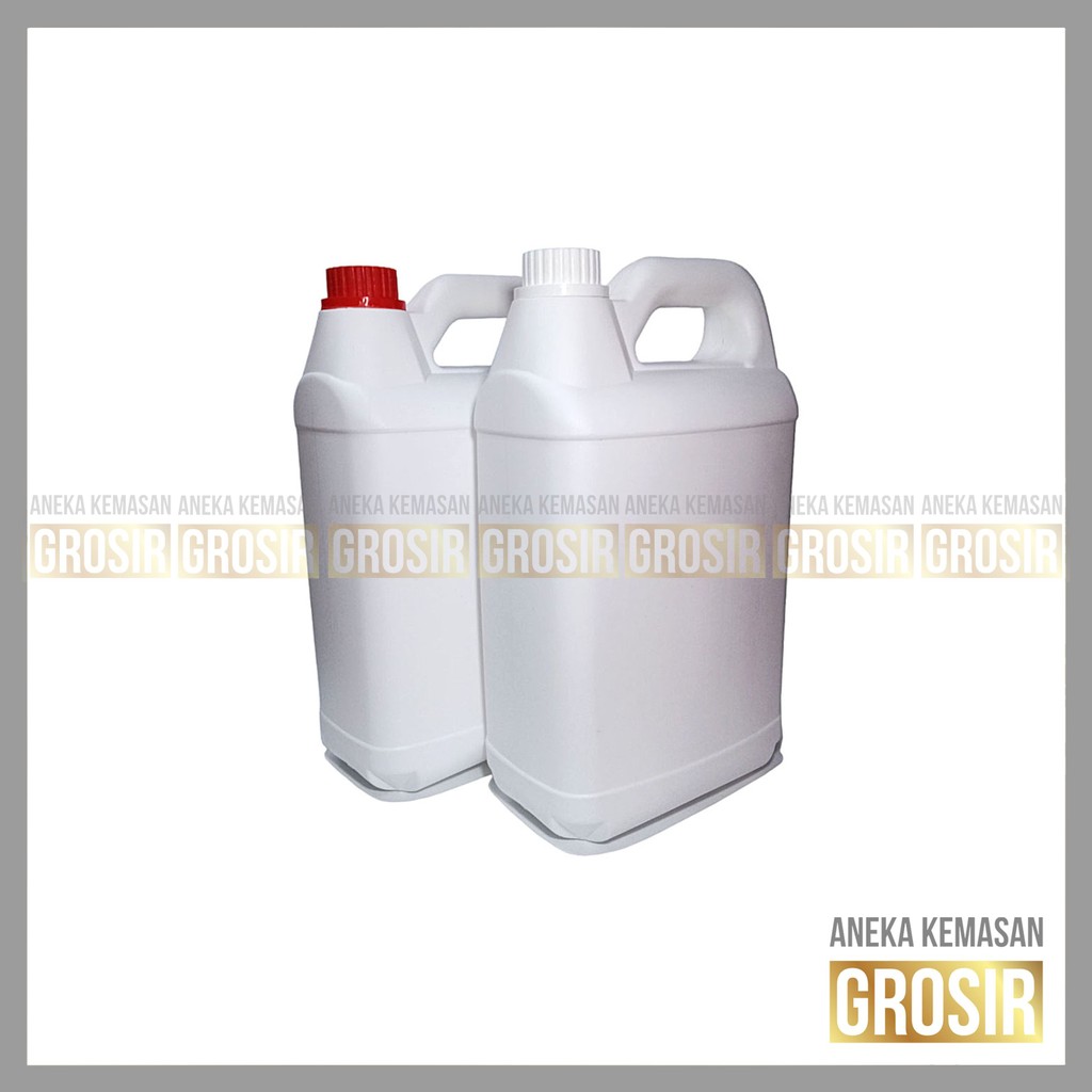 Jual Jerigen 5 Liter Segel SN HDPE Putih Dof – Pilihan Tutup Putih atau Merah (1 Set) | Shopee ...