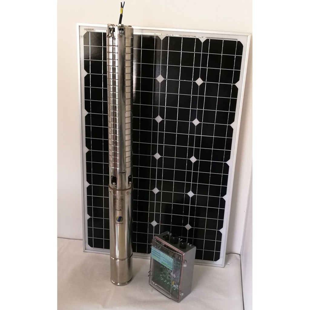 Jual 4 inch max 156m solar submersible water pump for irrigation high ...