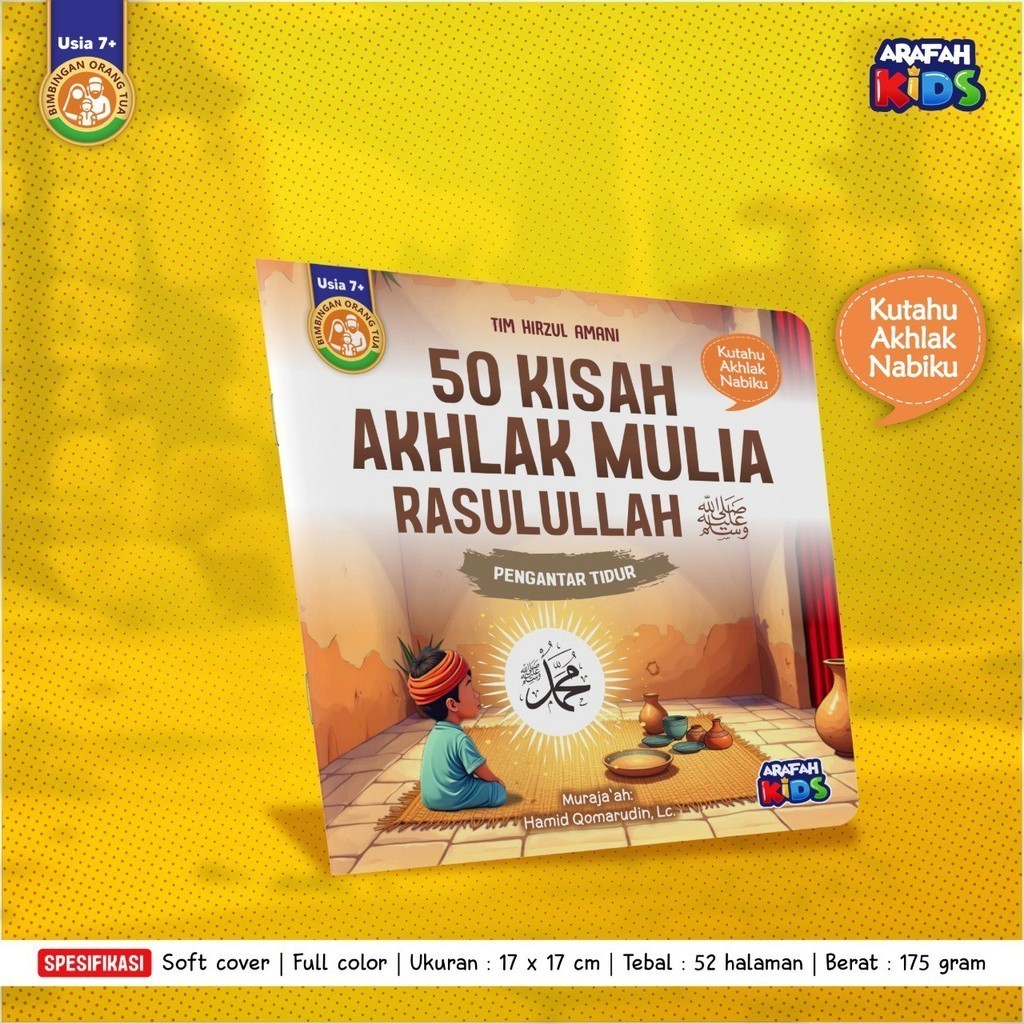 Jual 50 Kisah Akhlak Mulia Rasulullah Pengantar Tidur - Buku Adab ...