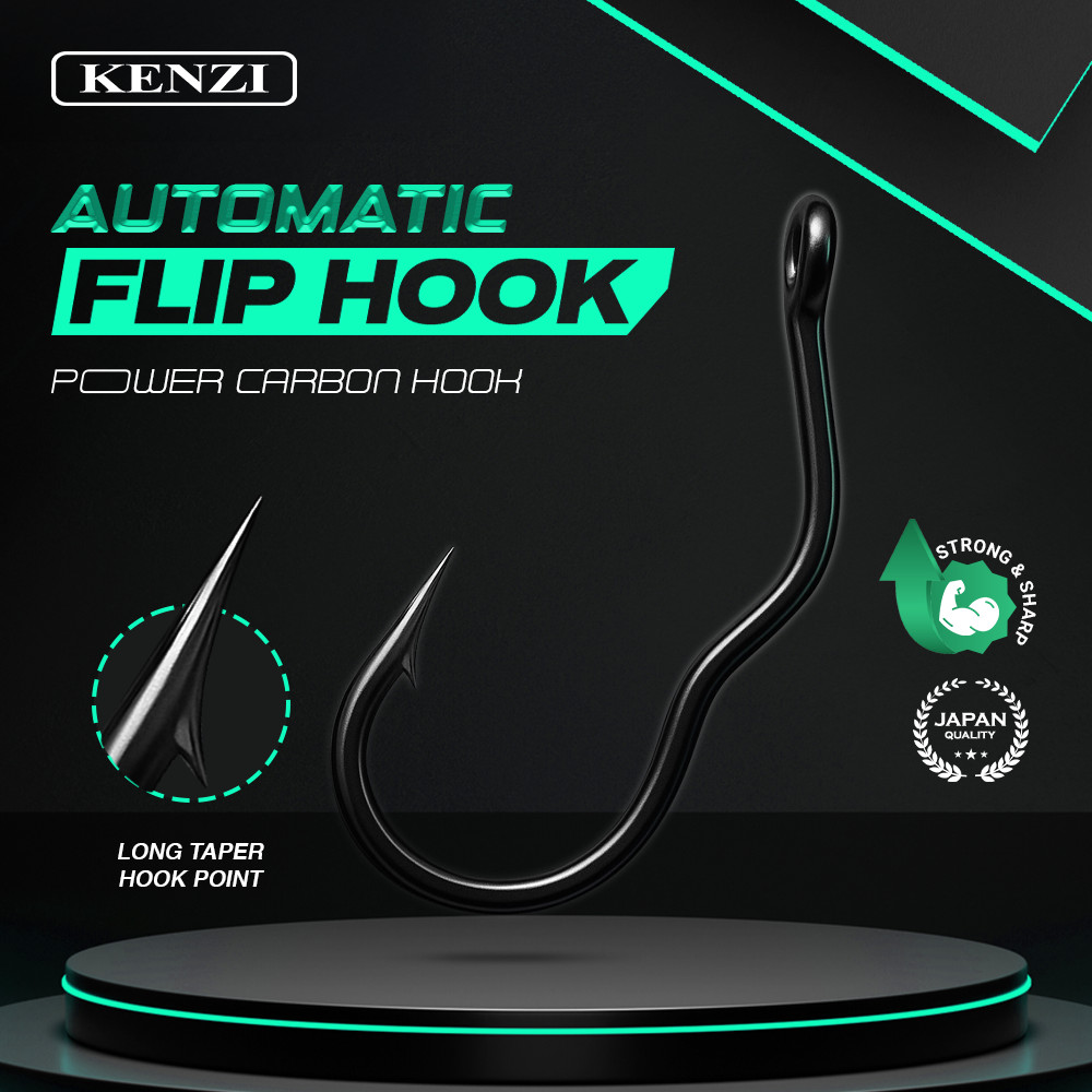 Jual MATA KAIL KENZI AUTOMATIC FLIP HOOK POWER CARBON - Mata Kail Tajam ...