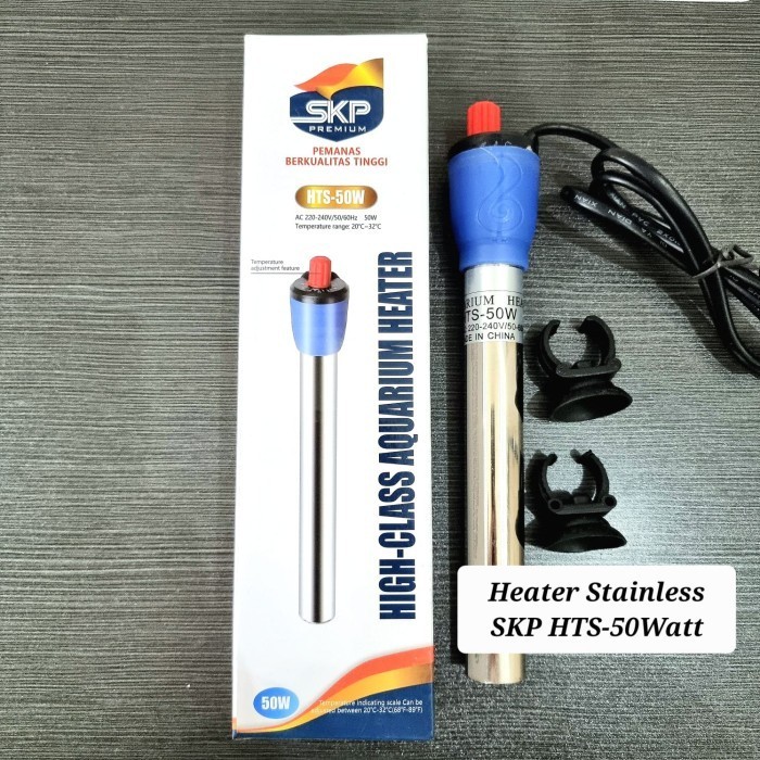 Jual SKP HTS-50W STAINLESS HEATER 50W ALAT PEMANAS PENGHANGAT AIR ...