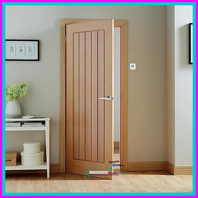Jual Daun Pintu Kayu Kamper Solid/Pintu Minimalis Modern/Engineering ...