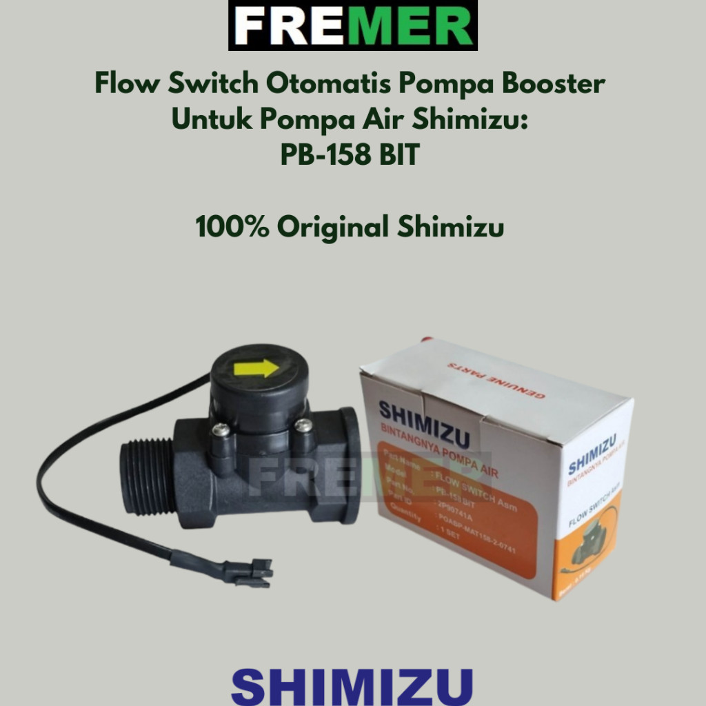 Jual SHIMIZU Flow Switch Otomatis Pompa Air Booster PB-158 BIT / PB 158 ...