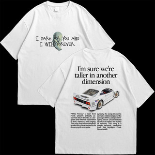 Jual PANDORA Kaos Vintage Oversize FRANK OCEAN WHITE FERRARI Baju Pria ...
