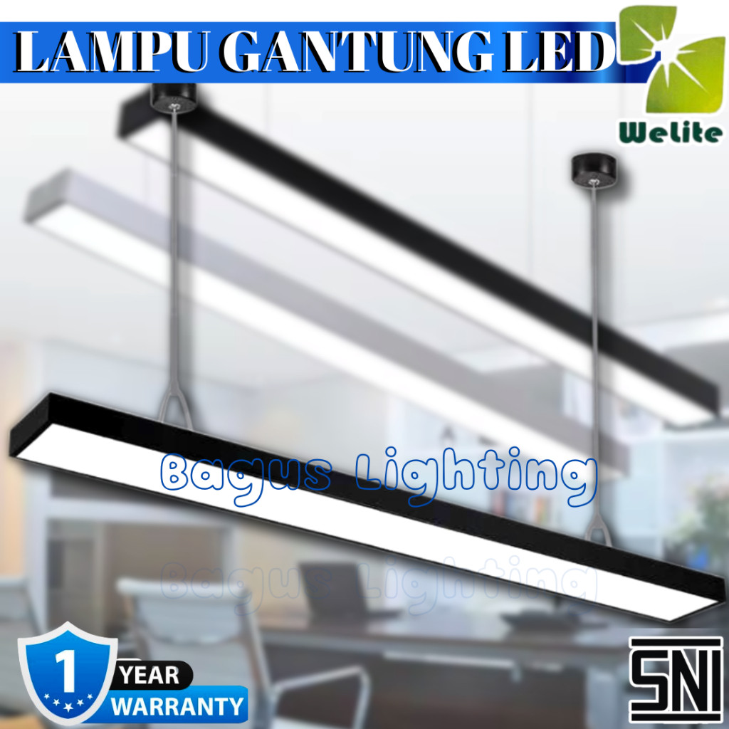 Jual Lampu Gantung LED Downlight Plafon Lampu Kerja Office Kantor ...