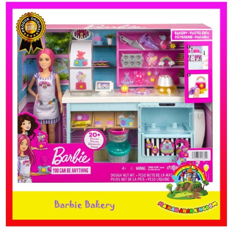 Jual Barbie Bakery Pasteleria Playset original | Shopee Indonesia