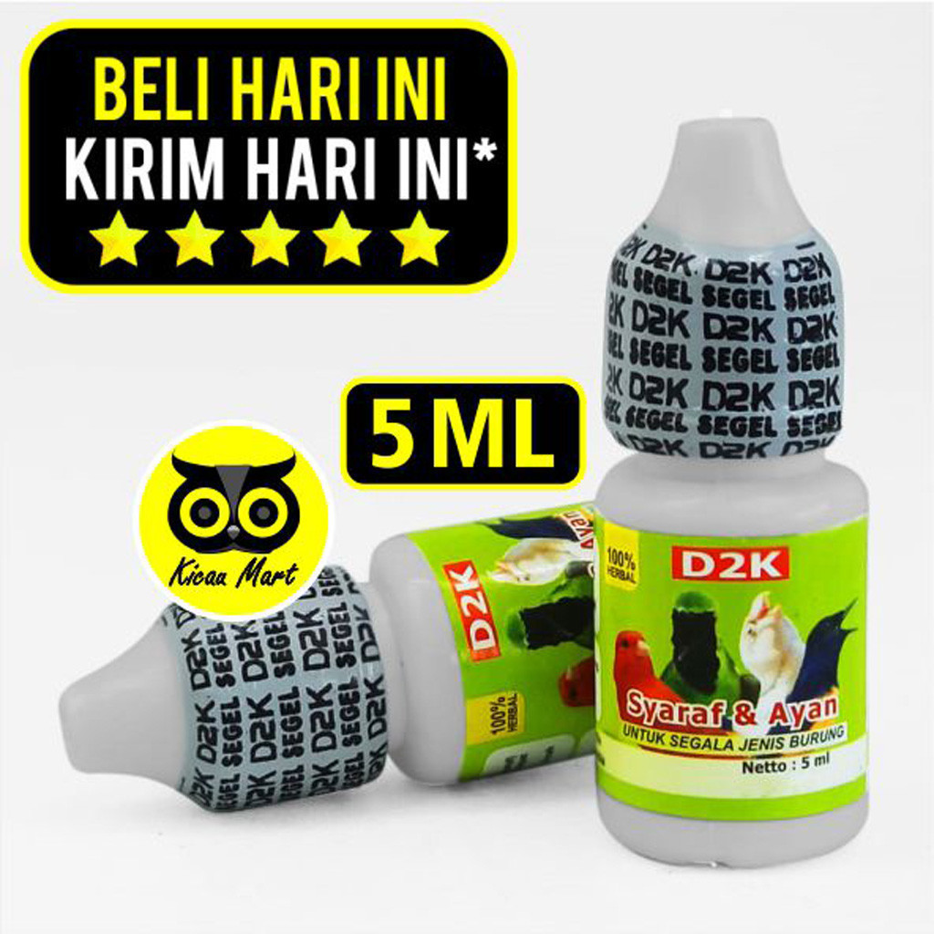 Jual KICAU MART OBAT SYARAF & AYAN D2K ATASI SARAF TETELO BURUNG KEJANG ...