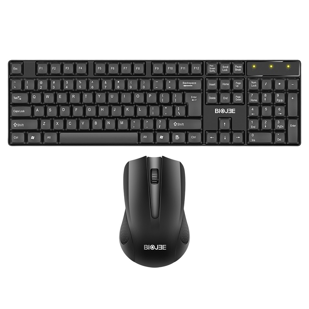 Jual 2.4G Compact Mouse and Keyboard Set USB Receiver Keyboard with ...