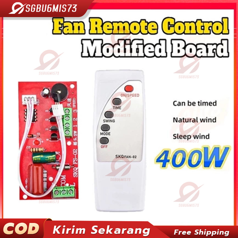 Jual (COD)Modul + Remot universal Kipas Angin Modul Pcb Kipas Angin ...