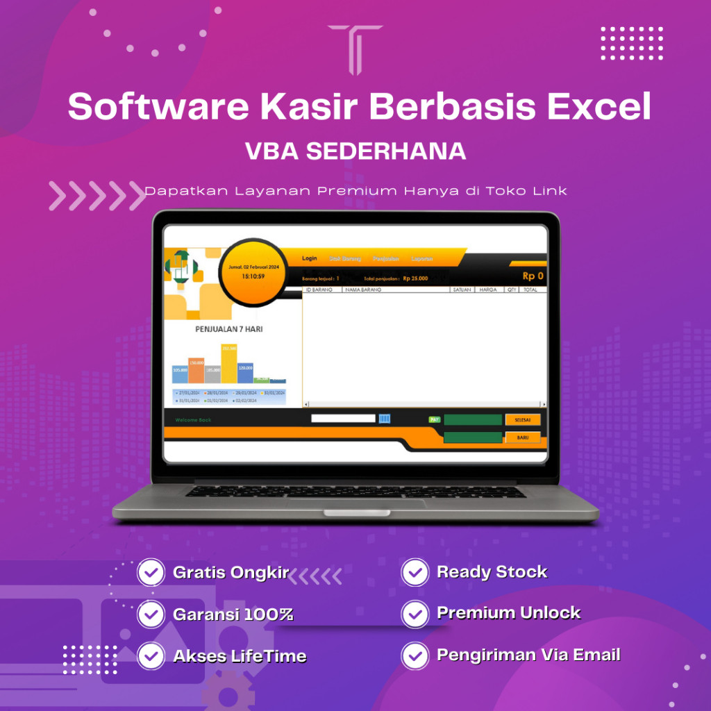Jual Aplikasi Kasir Berbasis Excel VBA Sederhana | Shopee Indonesia