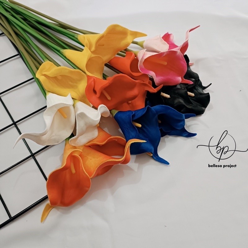 Jual BUNGA LILY LATEX ARTIFICIAL PERTANGKAI AF035 | Shopee Indonesia