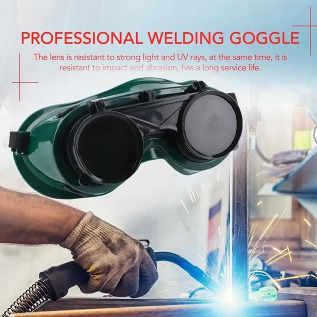 Jual Kacamata Las Welding Goggles Hitam GOGGLE WELDING ROUND FLIP UP ...