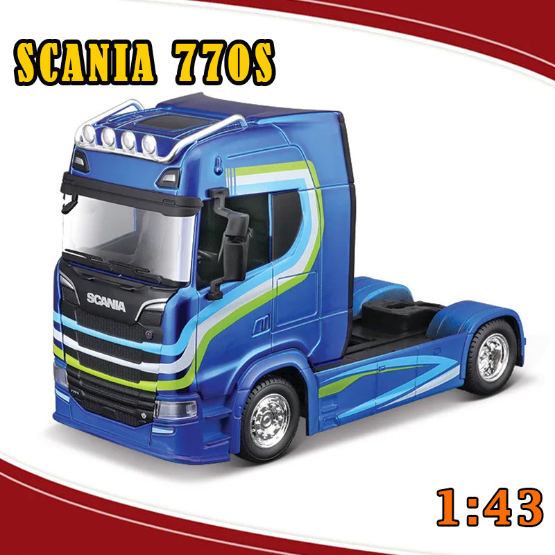 Jual 1:43 Maisto Scania 770S Scale Heavy Truck Replica Car Model ...