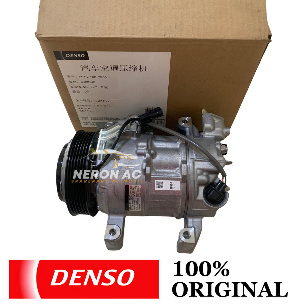 Jual KOMPRESOR AC NEW NISSAN X-TRAIL T32 KAKI 4 DENSO ASLI COMPRESSOR ...