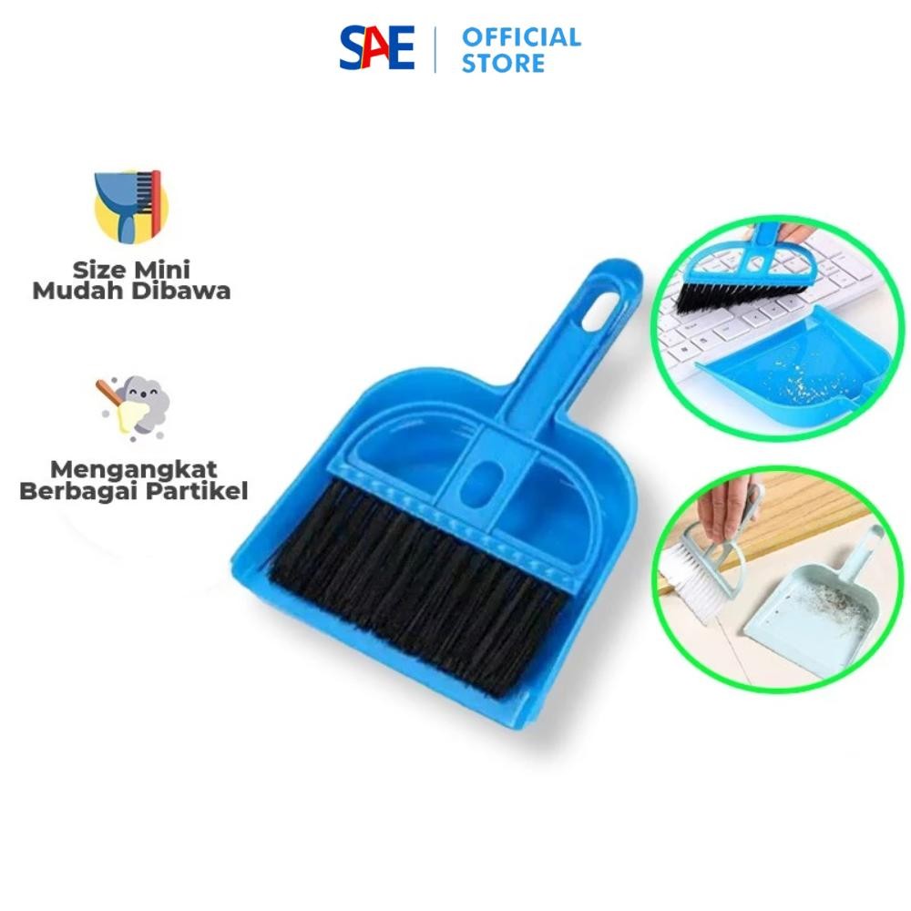 Jual SAEID - Sapu mini set Serok cikrak kecil kebersihan karpet mobil ...