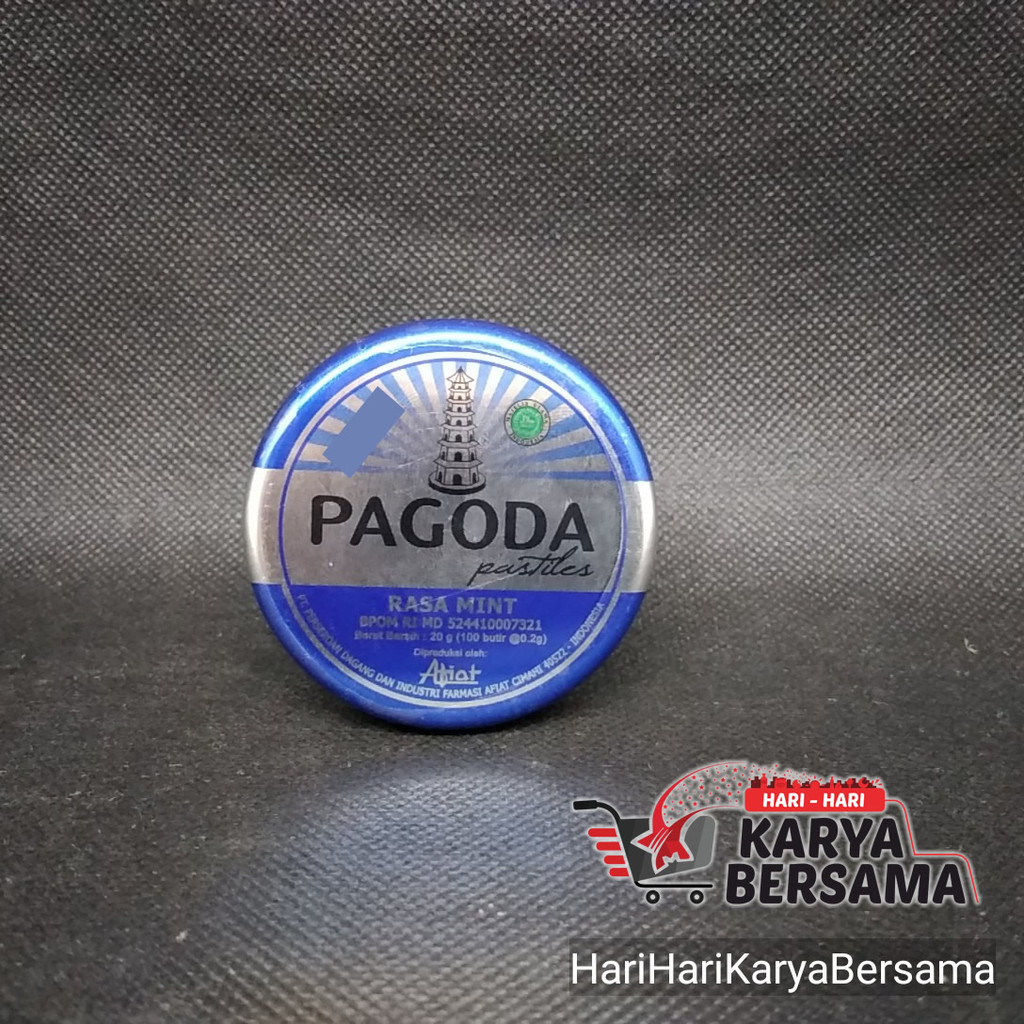 Jual PERMEN PAGODA PASTILES RASA MINT 20GR | Shopee Indonesia
