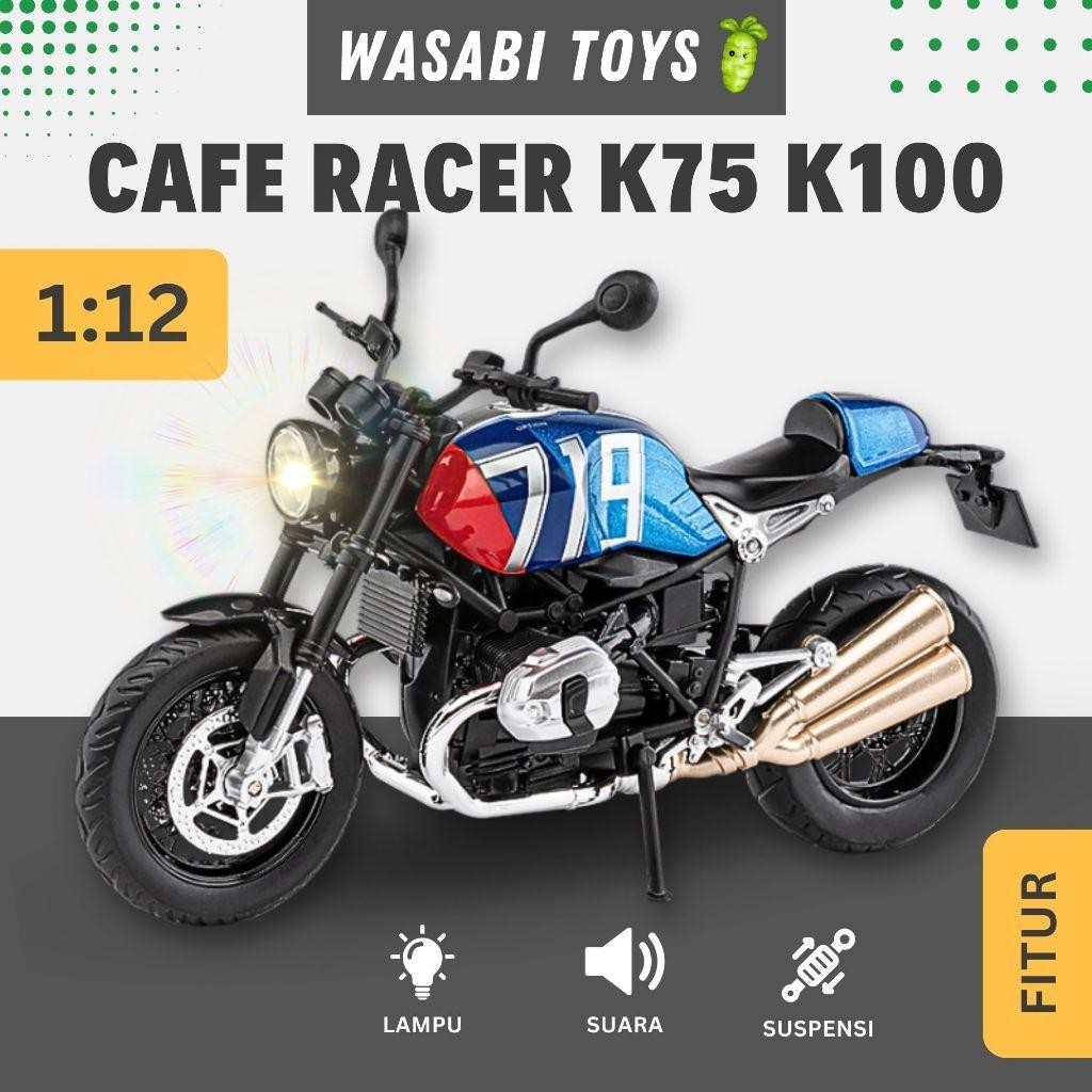 Jual Diecast 1:12 Cafe Racer BMW K75 K100 (Dengan Paddock & Alas Motor ...