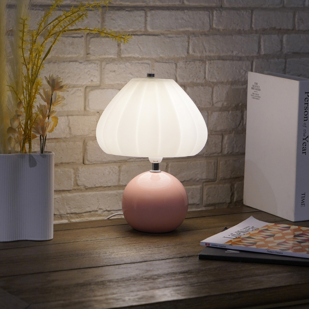 Jual Informa Suzy Lampu Meja - Pink/Putih Multifunctional Table Lamp ...