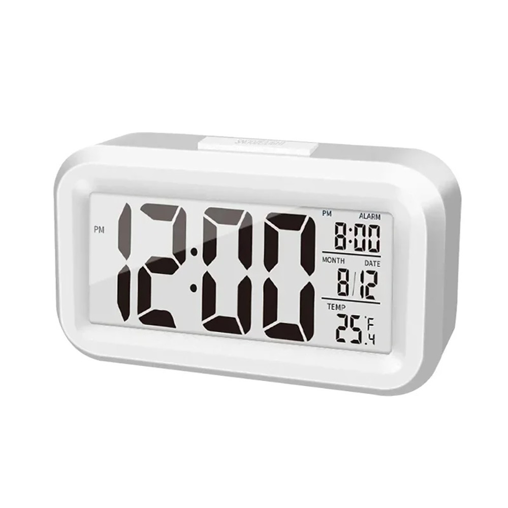 Jual LED Digital Alarm Clock Backlight Snooze Data Time Calendar ...