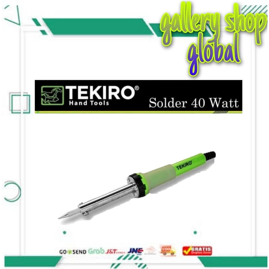 Jual Solder Listrik / Solder Iron 40 Watt Tekiro EL-SD1771 | Shopee ...