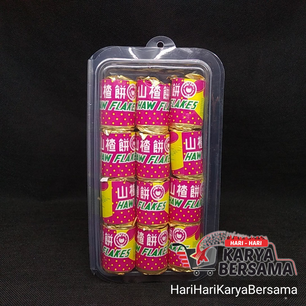 Jual MAKANAN RINGAN PERMEN SANCA BULAT BESAR MANISAN BUAH HAW FLAKES ...