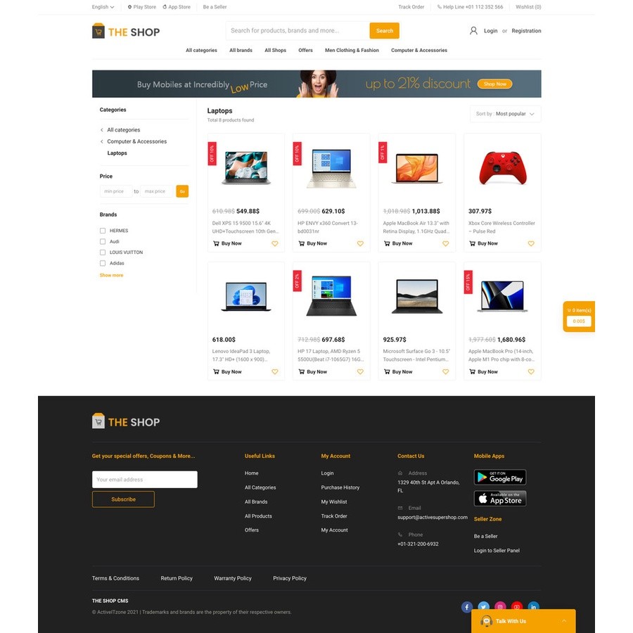 Jual Source Code Aplikasi Ecommerce Laravel 8 dan Vue Js Lengkap Multi ...