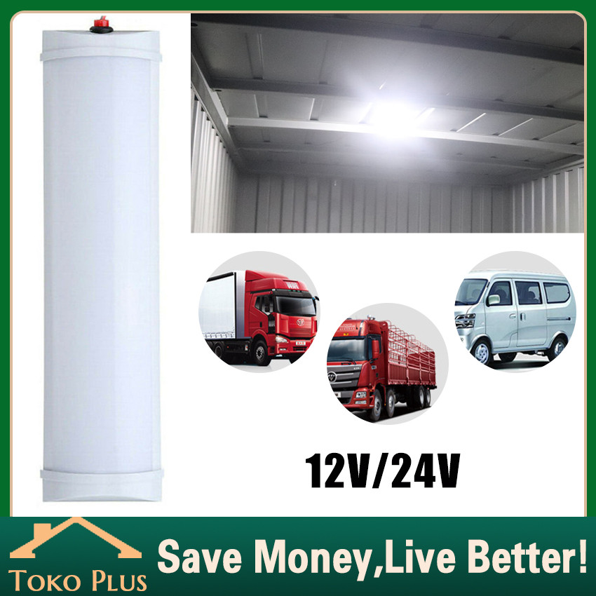 Jual Lampu Plafon Bus Truk 12v/24v Universal - Lampu Plafon Lampu Kabin ...