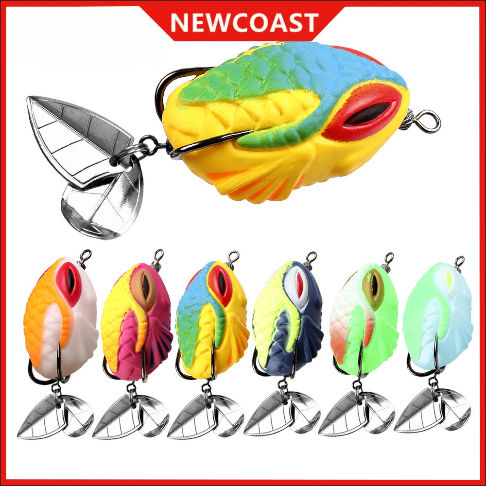 Jual Newcoast Molding Soft Frog 3d 3.5cm 7g Double Blade Jump Frog ...