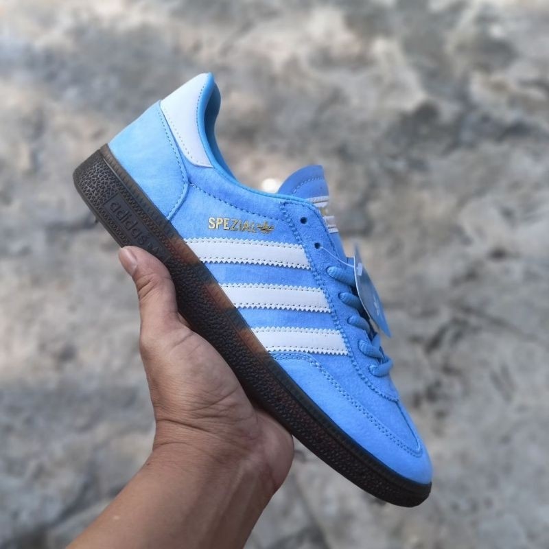 Jual READY SNICKERS ADIDAS SPEZIAL ICE BLUE BNIB HIGH QUALITY 100% ...