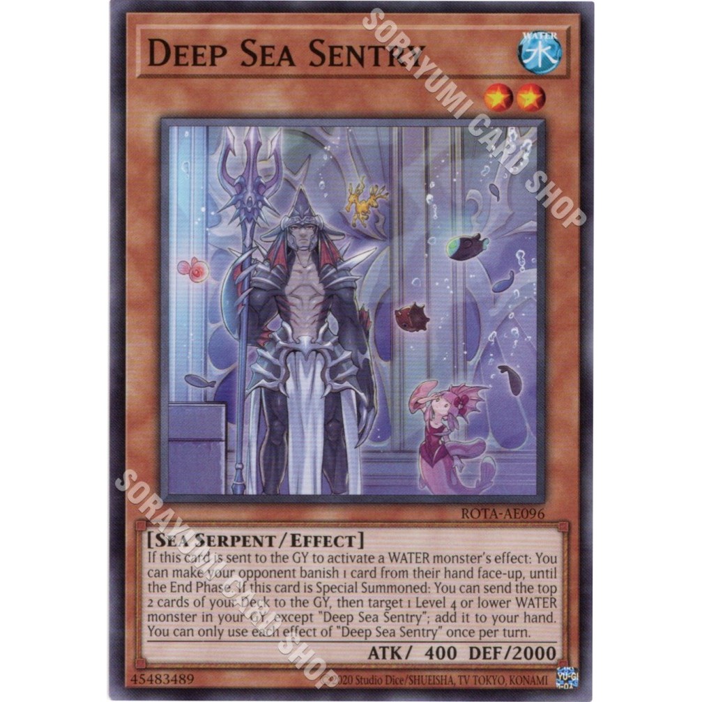 Jual Common | YuGiOh AE ROTA-AE096 | Deep Sea Sentry | Shopee Indonesia