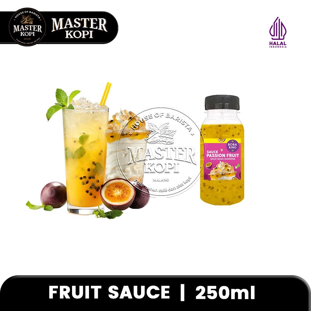 Jual Boba King Passion Fruit Bobaking Sauce Saus Markisa Topping ...