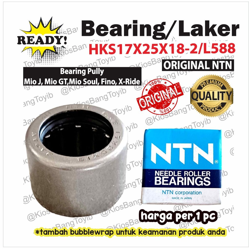 Jual Bearing Bambu Needle Bearing Pully Yamaha Mio HKS 17x25x18 ...