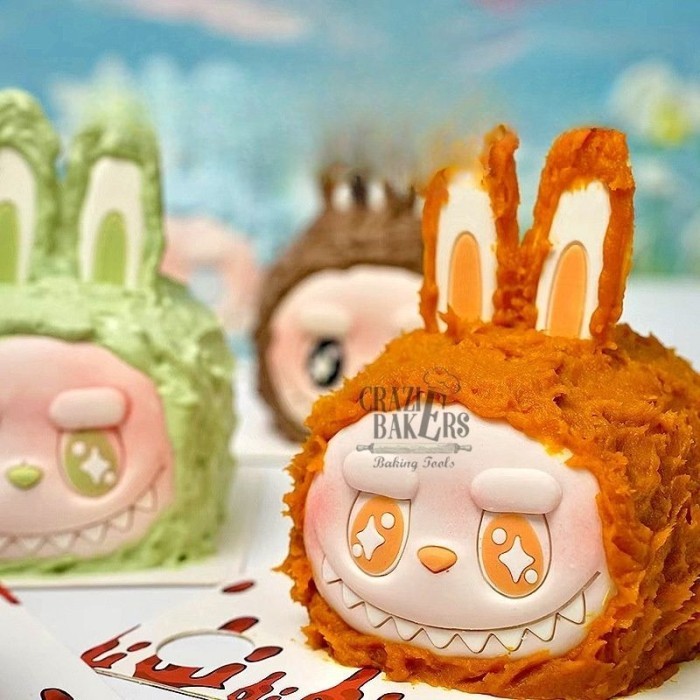 Jual Cetakan Silikon Carton Dolls Labubu Face - Muka Labubu 3D Cake ...