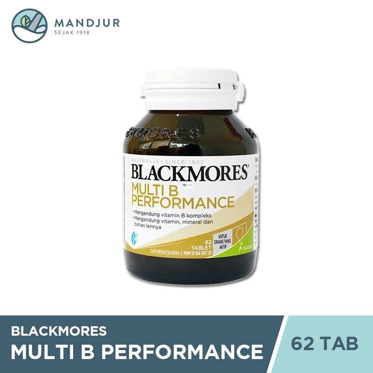 Jual Blackmores Multi B Performance (Executive B) Isi 62 Tablet - Bantu Jaga Stamina dan ...