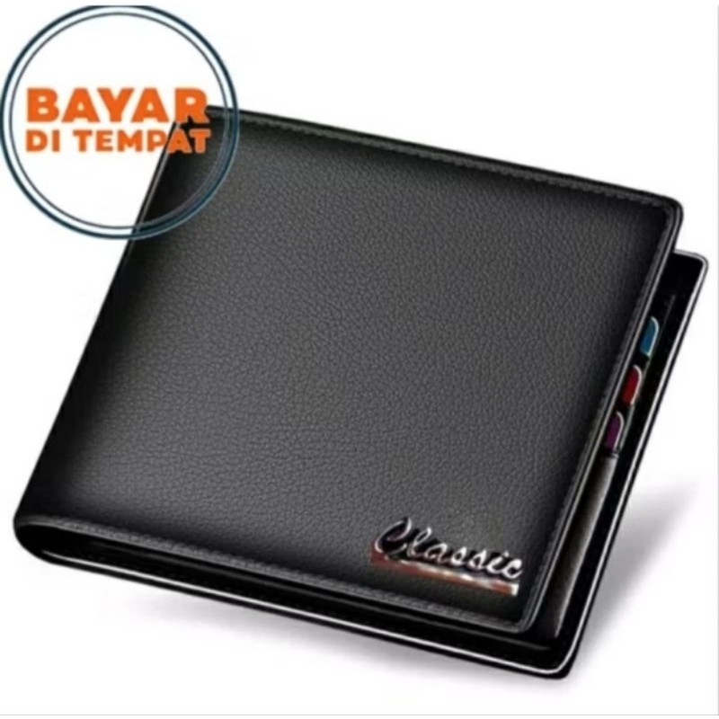 Jual Dompet Pria + Box Dompet Kulit Sintesis Dompet Lipat | Shopee ...