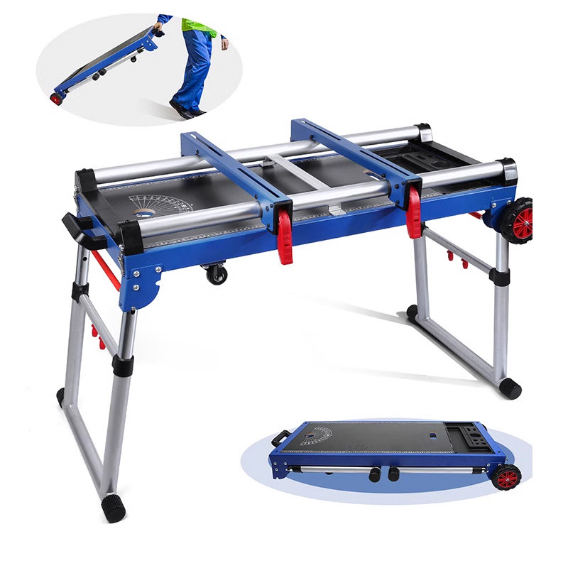 Jual Miter Saw Stand 5 in 1 Portable Workbench Quick Folding Work Table ...