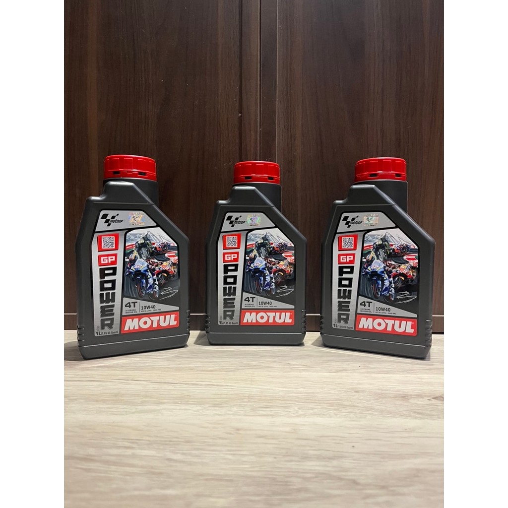 Jual Motul GP POWER 10W-40 4T - Oli Motor 4 Tak 1000ml (1L) | Shopee ...