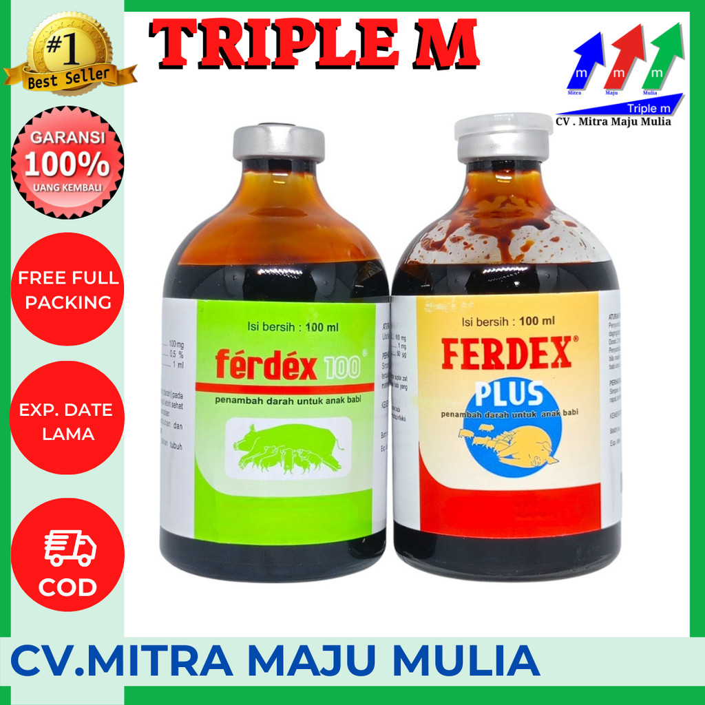 Jual FERDEX 100 ml FERDEX PLUS 100 ml Penambah Darah Anak Babi Zat Besi ...