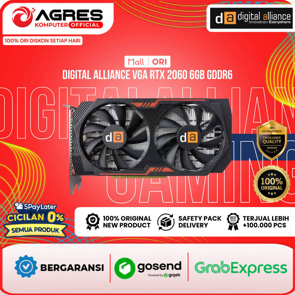 Jual DIGITAL ALLIANCE VGA RTX 2060 6GB GDDR6 | Shopee Indonesia