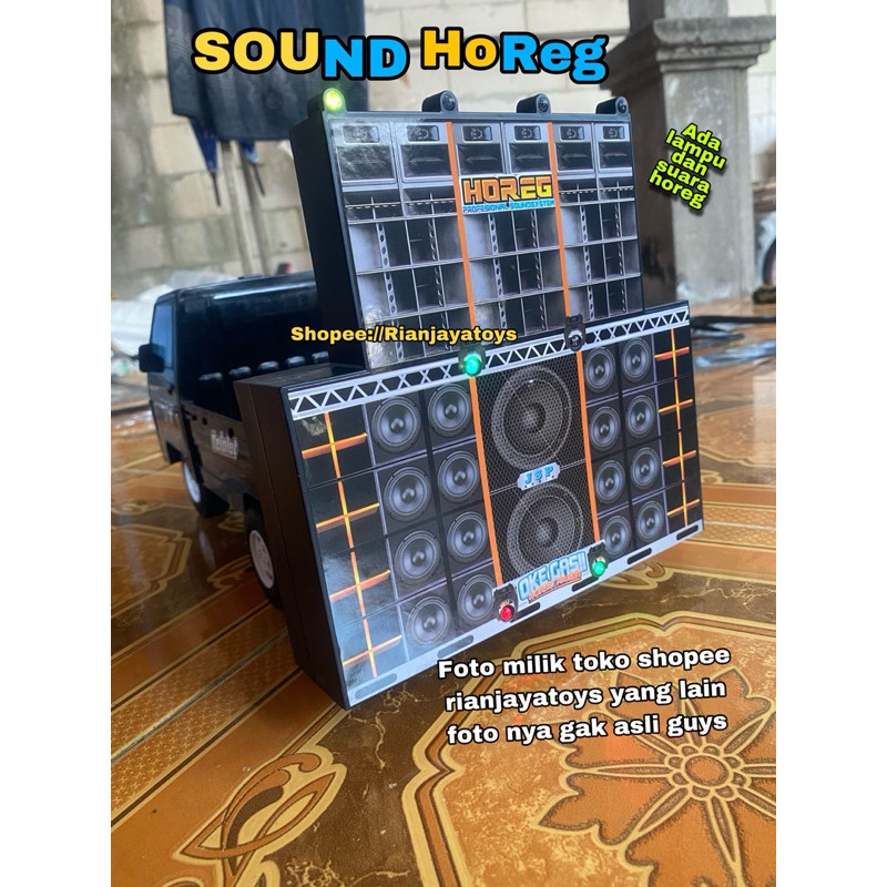Jual Miniatur Sound System Horeg Brewog Audio Full Lampu Dan Audio | Shopee Indonesia