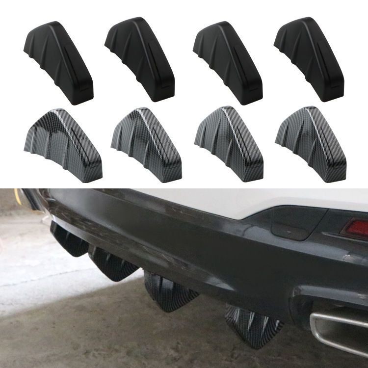 Jual 4pcs set Winglet & Diffuser Bemper Belakang Mobil Premium Spoiler ...