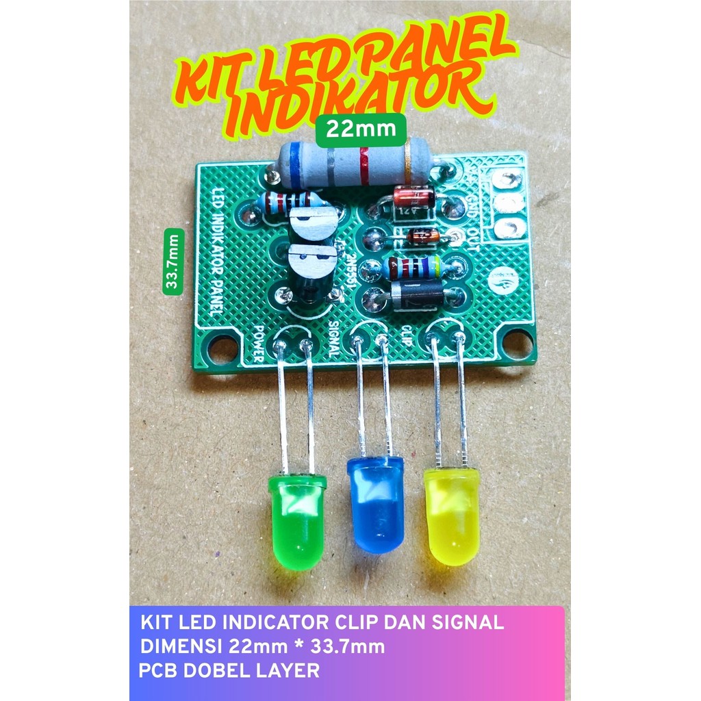 Jual LED clip signal power untuk panel power amplifer | Shopee Indonesia