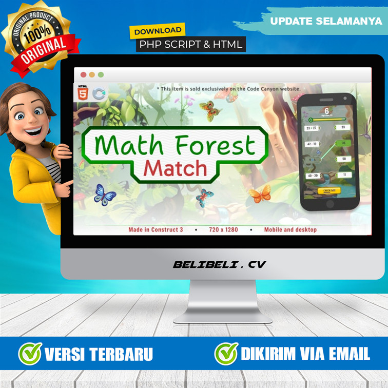 Jual Source Code Game Math Forest Match v1.0 - HTML5 Educational game | Shopee Indonesia