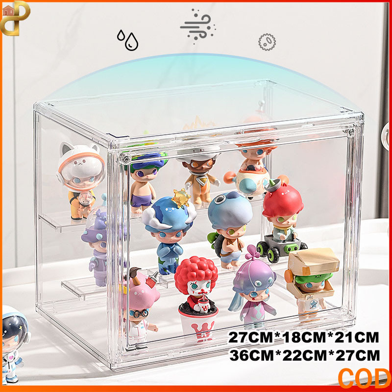 Jual Tampilan Akrilik Transparan Rak / Action Figure Box Display Box ...