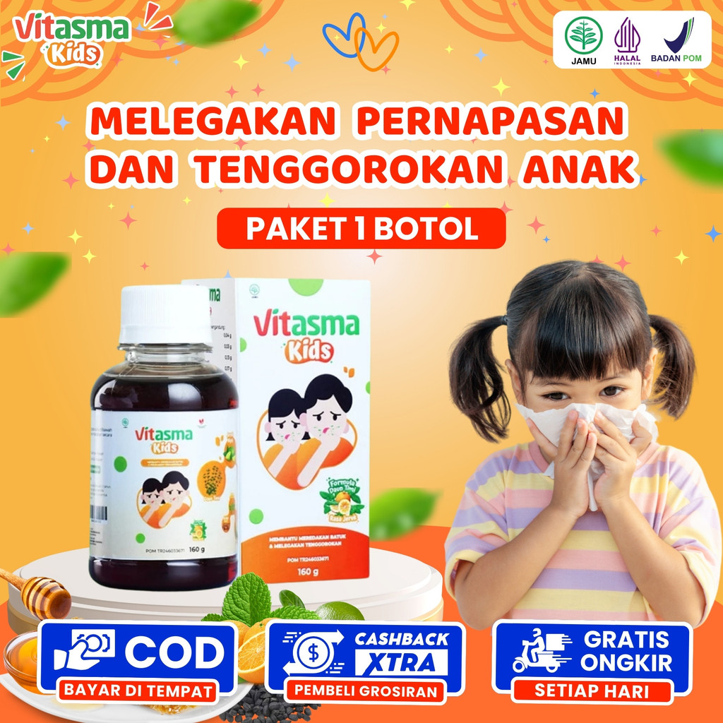 Jual Vitasma Kids - Suplemen Madu Anak Untuk Mengatasi Batuk Kering ...
