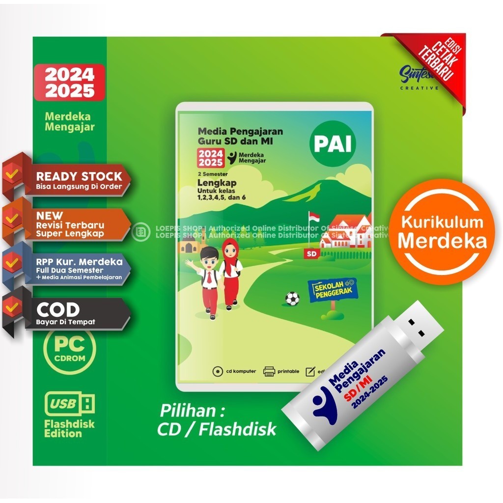 Jual CD/FD RPP MODUL AJAR KURIKULUM MERDEKA PAI SD KELAS 123456 REVISI TERBARU TA 2024-2025 FULL ...