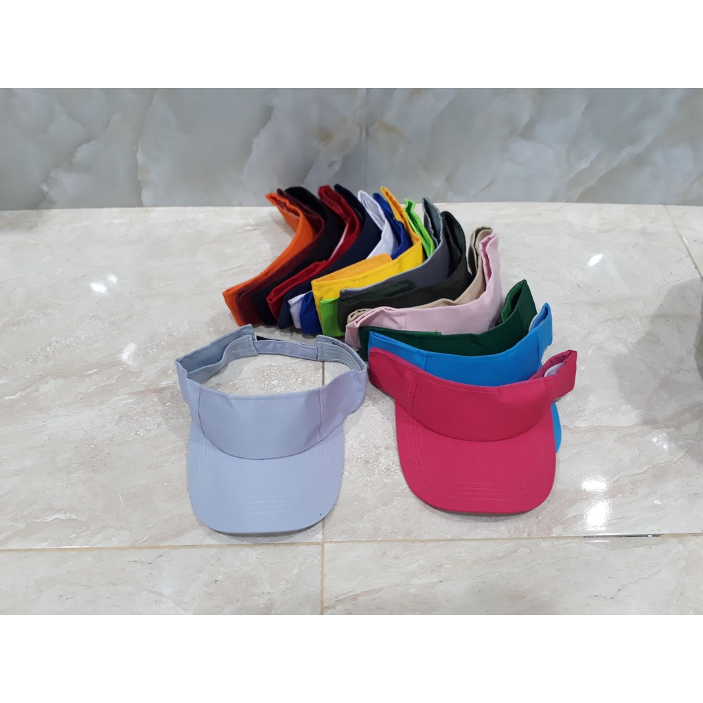 Jual TOPI CADDY VISOR HAT GOLF SENAM ZUMBA OLAHRAGA TENIS POLOS PRIA ...