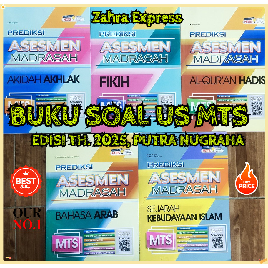 Jual [US-MTS-25] PREDIKSI ASESMEN MADRASAH EDISI TH 2025 PUTRA NUGRAHA ...